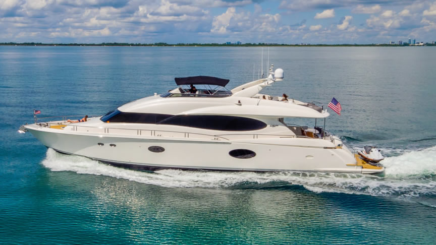 84 Lazzara - Miami yacht rental