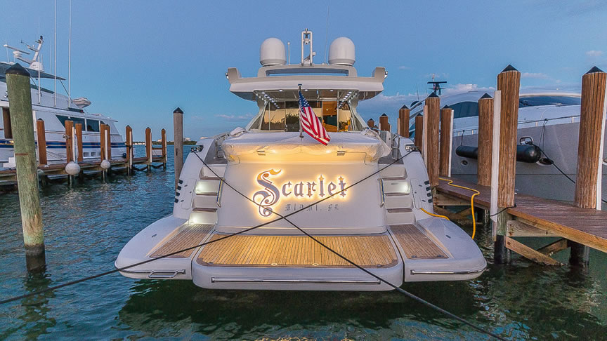 86 Azimut Scarlet - Miami yacht rental
